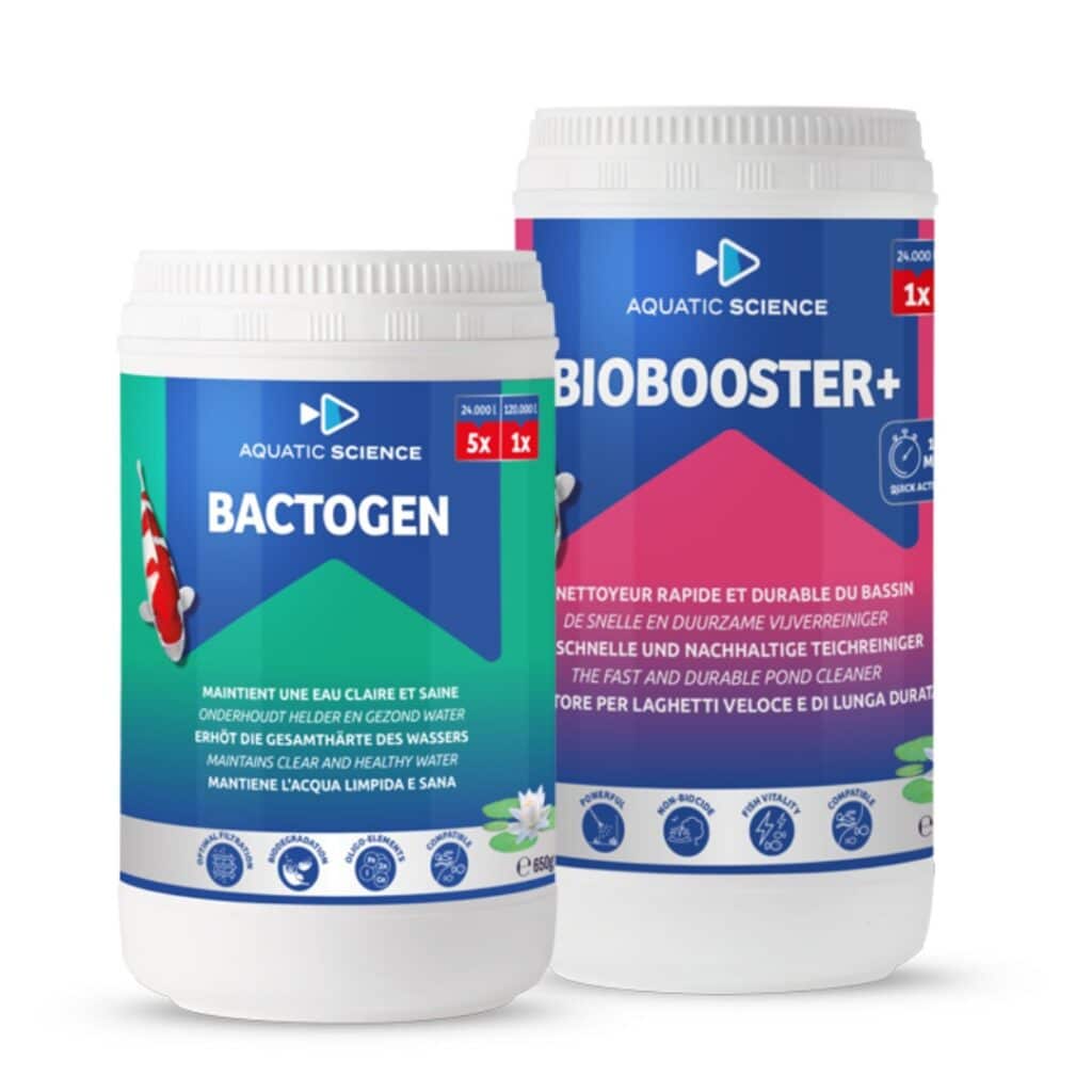 Biobooster+ élimine les algues et vase dans le bassin