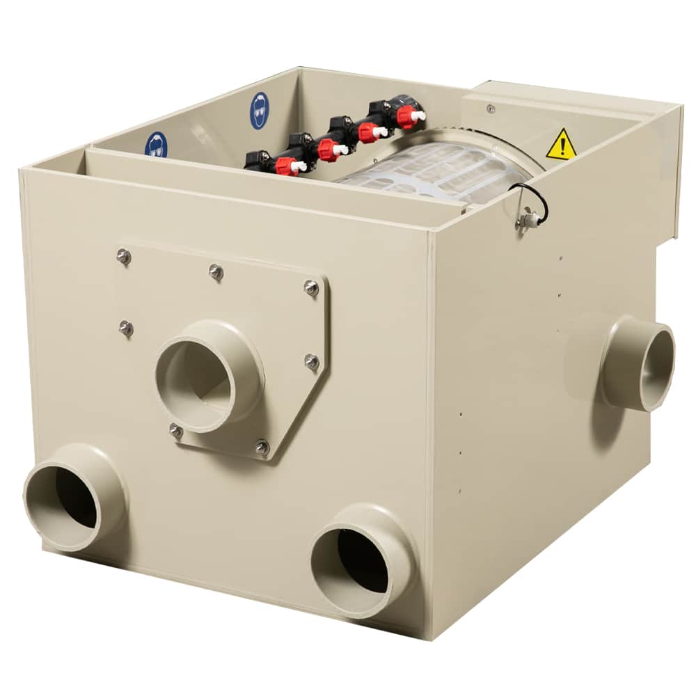 Trommelfilter | Zelfreinigende mechanische voorfilter als vijverfilter