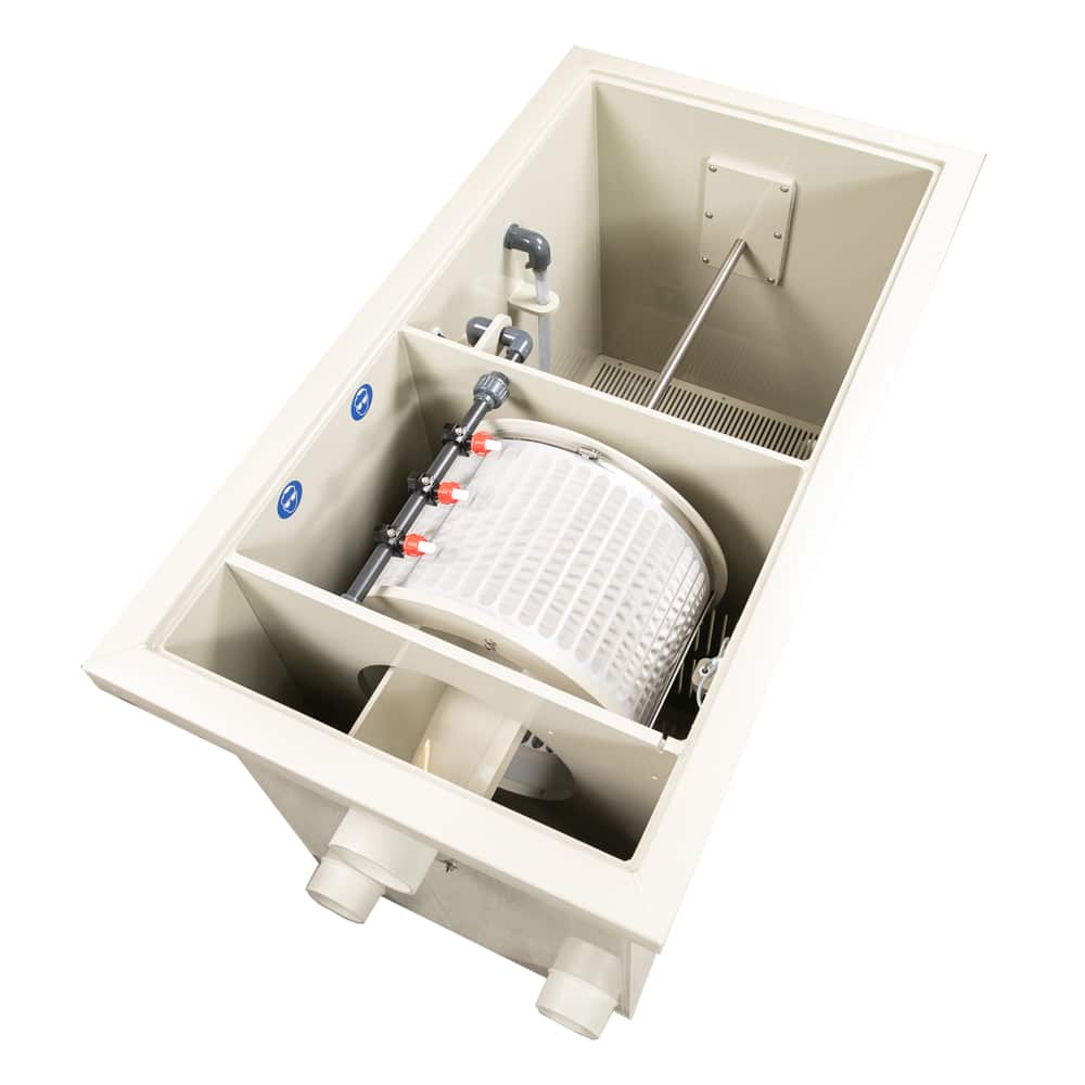 Trommelfilter | Zelfreinigende mechanische voorfilter als vijverfilter