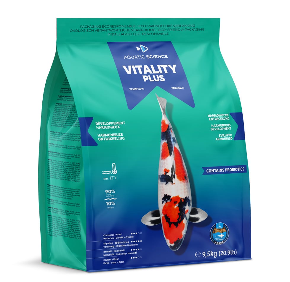 Aquatic Science | Vitality Plus large 9,5kg + doseur gratuit - Koifarm ...